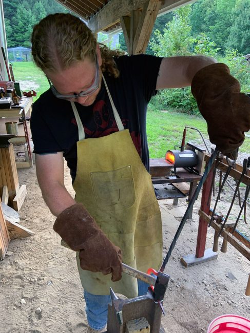 Local Blacksmith Creating Unique Hand Forged Items in Maine