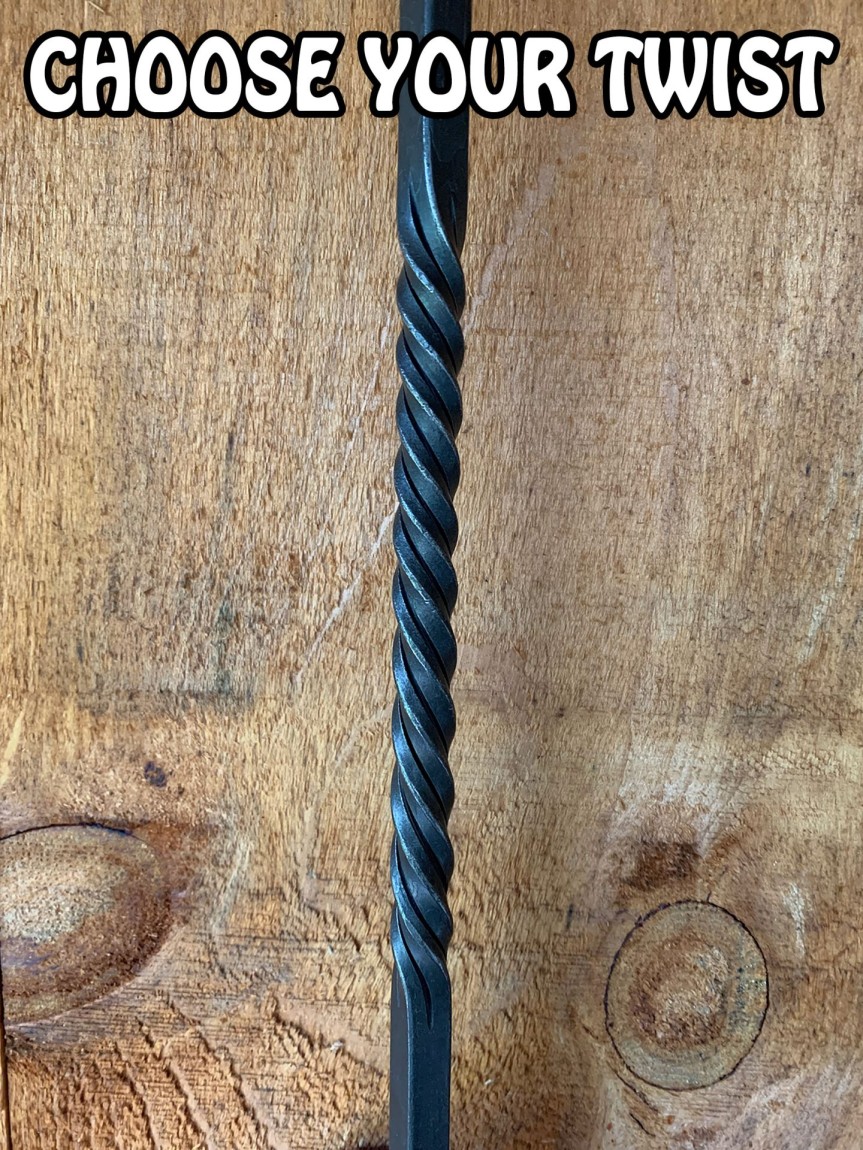 Blacksmith Forged Ash Shovel for Wood Stoves and Fireplaces