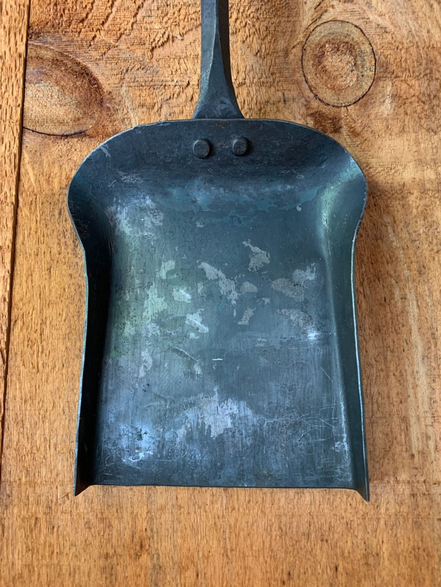 Blacksmith Forged Ash Shovel for Wood Stoves and Fireplaces