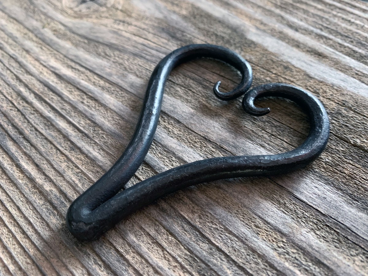 Forged Decorative Metal Heart for Your Home or Wherever!