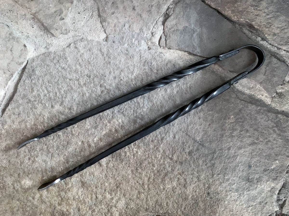 Hand-forged Heavy Duty Grill Tongs Perfect for Any Griller