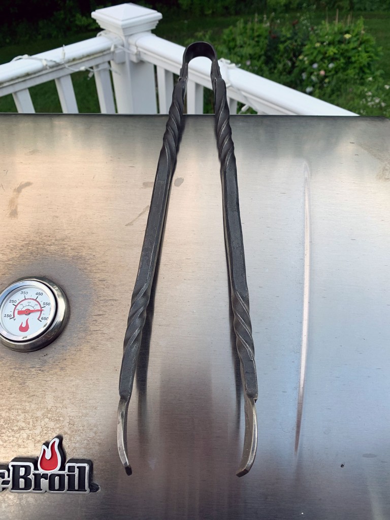 Hand-forged Heavy Duty Grill Tongs Perfect for Any Griller