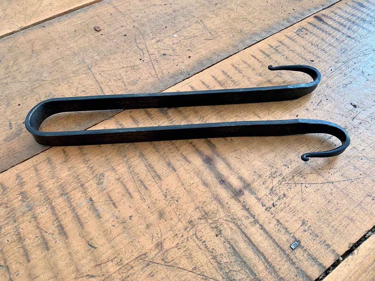 Hand-forged Tent Ridge Pole Hanger for Extra Storage