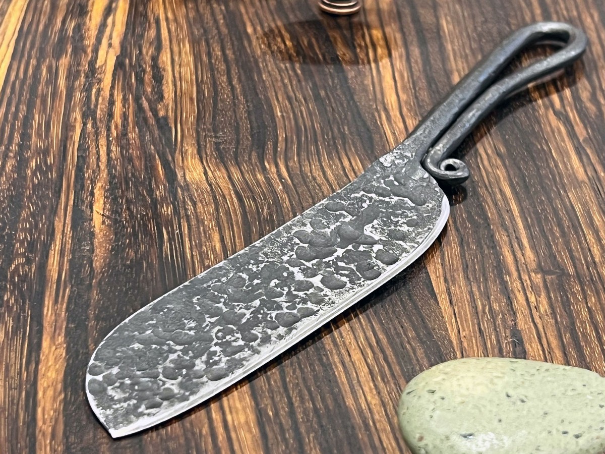 Beautiful Hand-forged Cheese Knife for Your Charcuterie Board