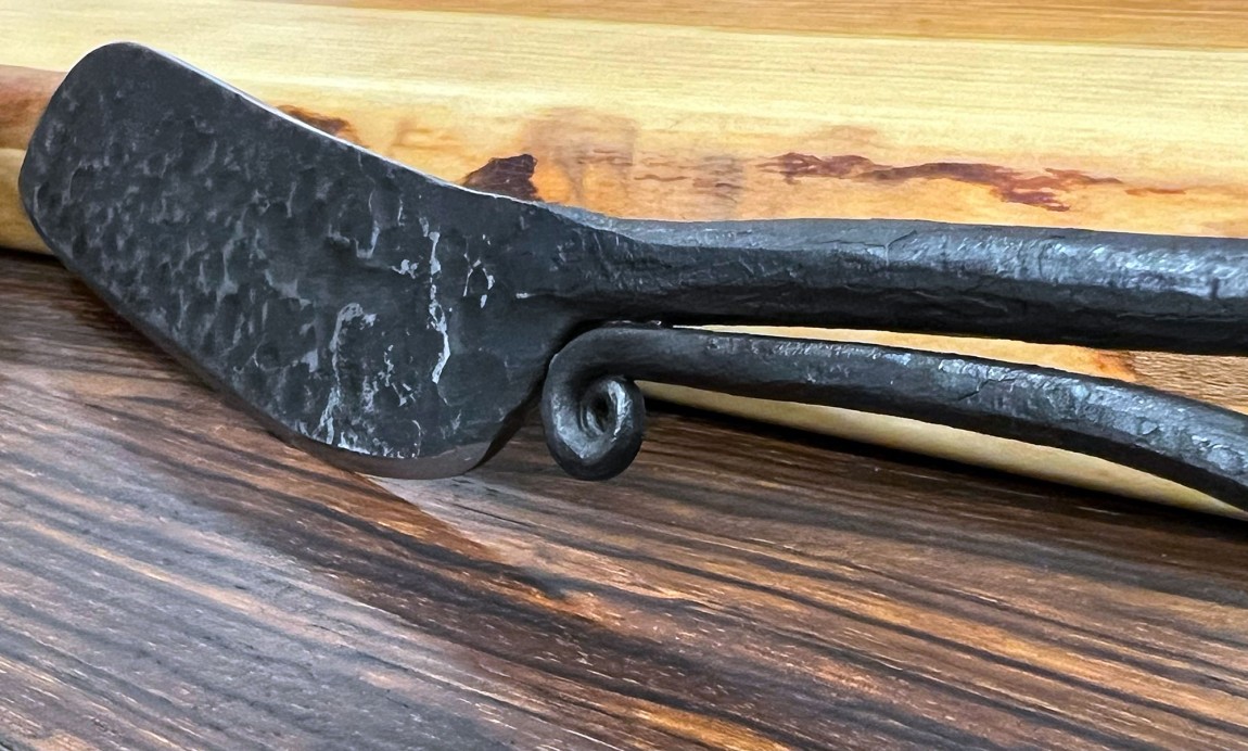 Beautiful Hand-forged Cheese Knife for Your Charcuterie Board