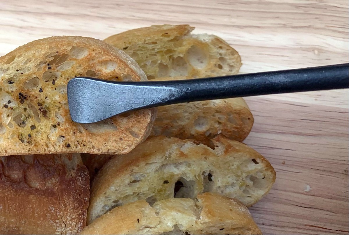 Beautiful Hand-forged Mini Tongs for Appetizers