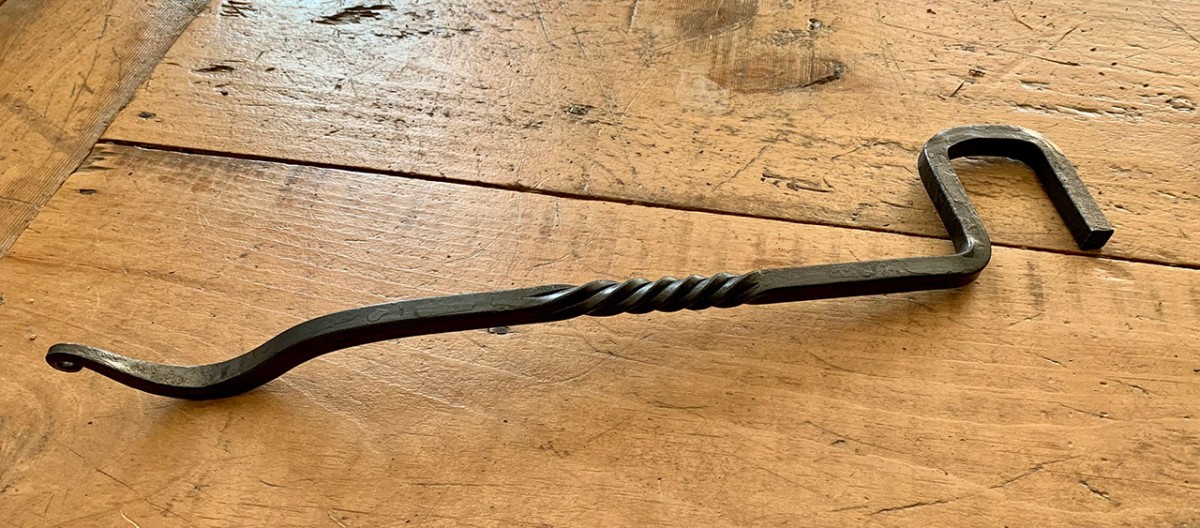 Hand-forged Tent Post Hanger/Hook for Easy Storage